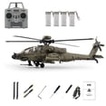 RC-ERA C170 AH-64D Brushless RC Helicopter, 1/48 Scale 2.4GHz 6CH ...