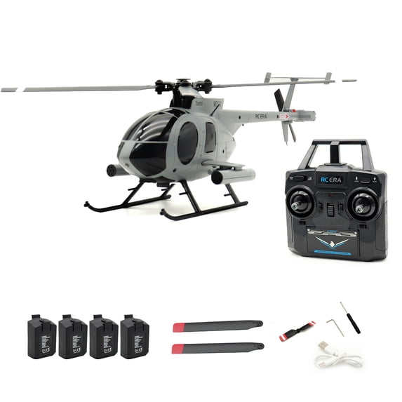 RC-ERA C184 4CH RC Helicopter Single-Rotor with 6-Axis Gyro & Air ...