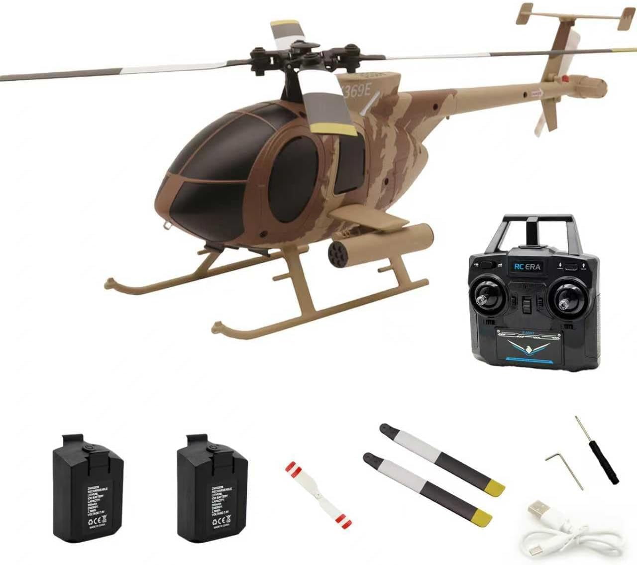 RC ERA C184 MD500 2.4G 4CH RC Helicopter with Optical Flow Sensor ...
