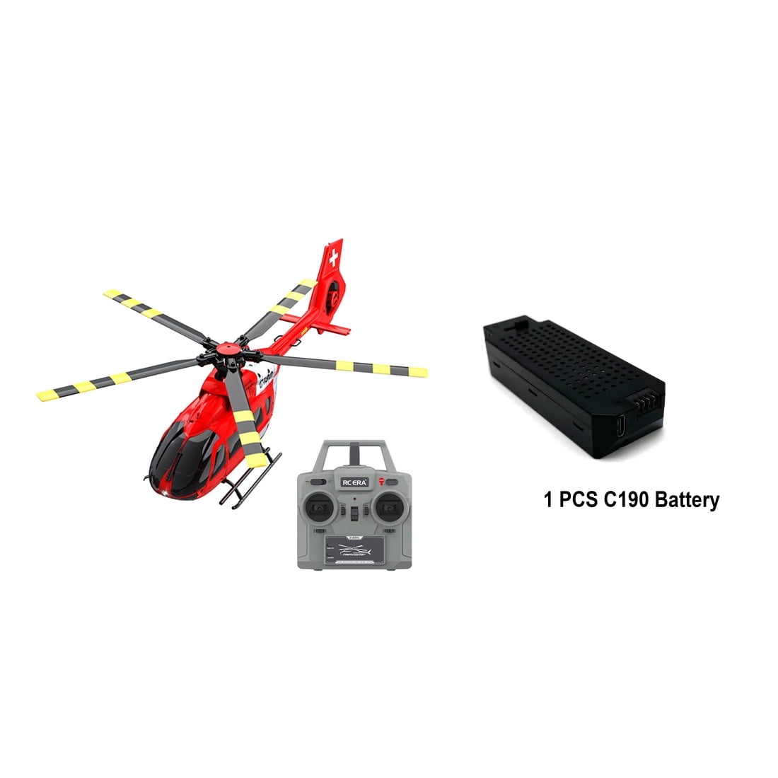 RC ERA C190 RC Helicopter with 6-Axis Gyro, 1/30 Scale H145 6CH ...