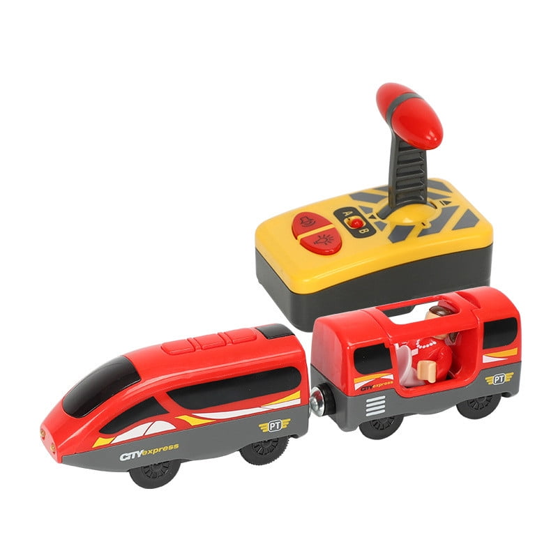 RC Electric Train Set Toys for Kids Car Diecast Slot Toy Fit for ...