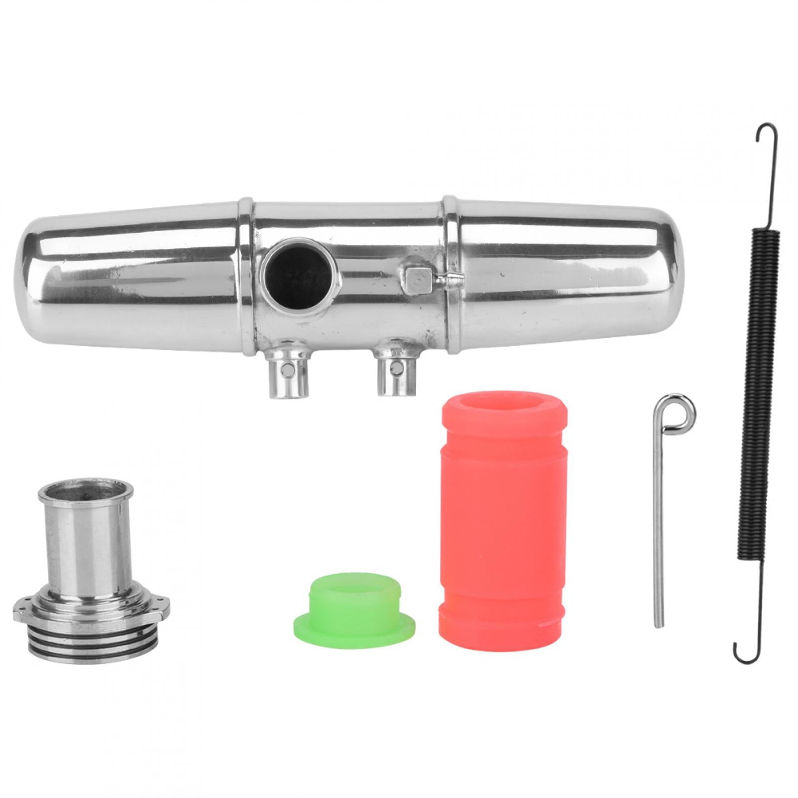 RC Exhaust Pipe,RC Car Exhaust Pipe,18001P Upgrade Aluminum Alloy Dual ...