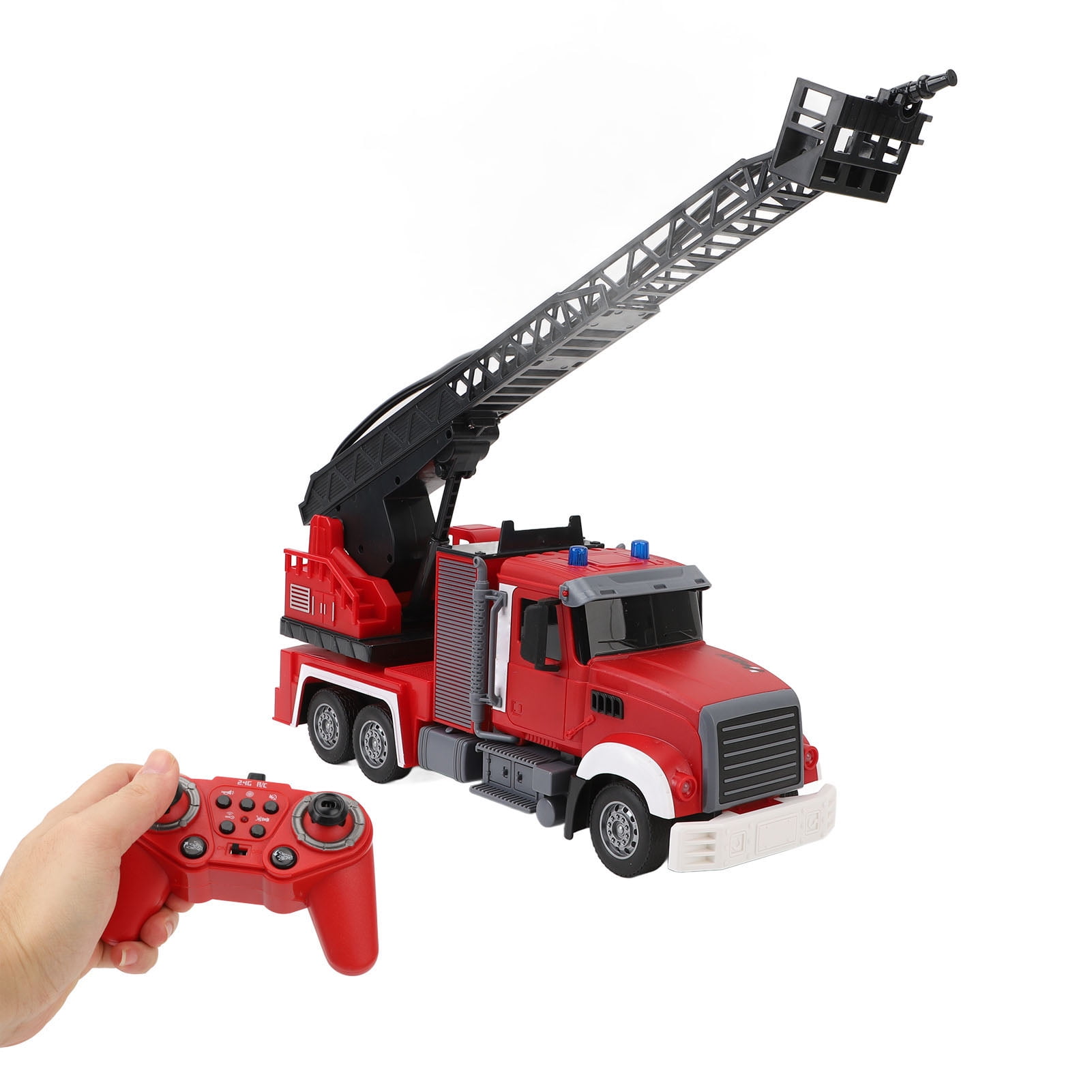 RC Fire Engine Truck Water Sprinkler 11 Channel Sound Light Effect ...