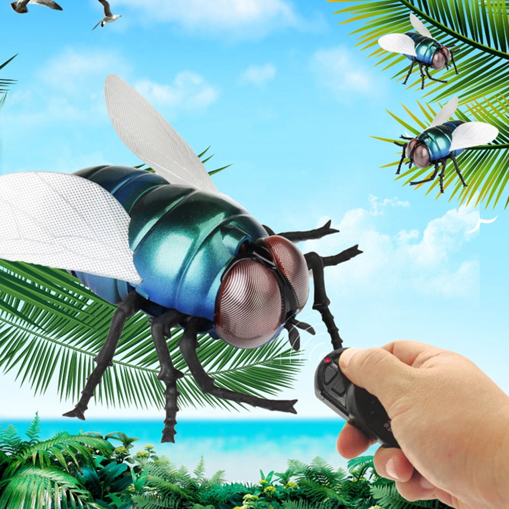 RC Fly Remote Control Mosca Toy Realistic Electronic Animal Fake Insect ...