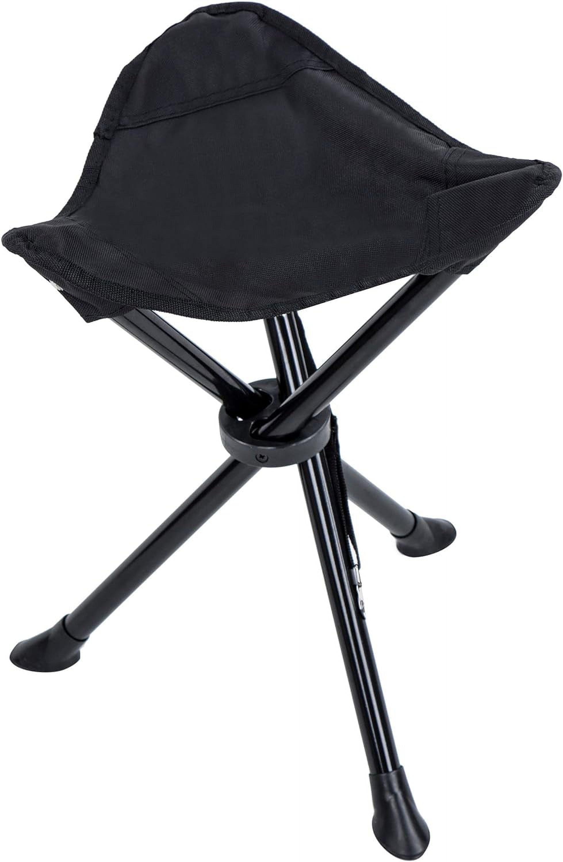 RC Folding Camping Stool Tripod Compact Hunting Chair - Portable 3 ...