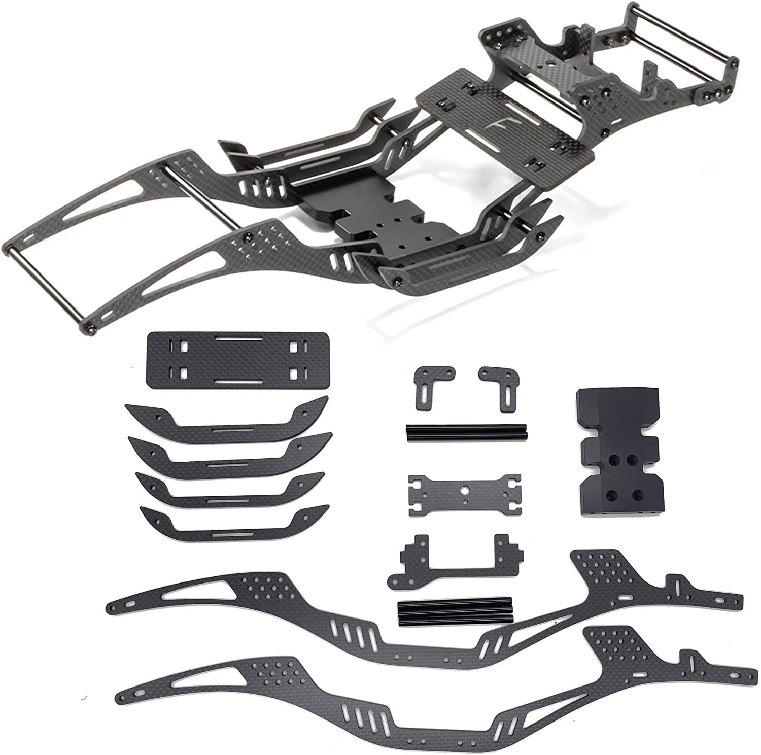 RC Frame Chassis Kit for 1/10 RC Rock Crawle, Gen3 Carbon Fiber LCG ...