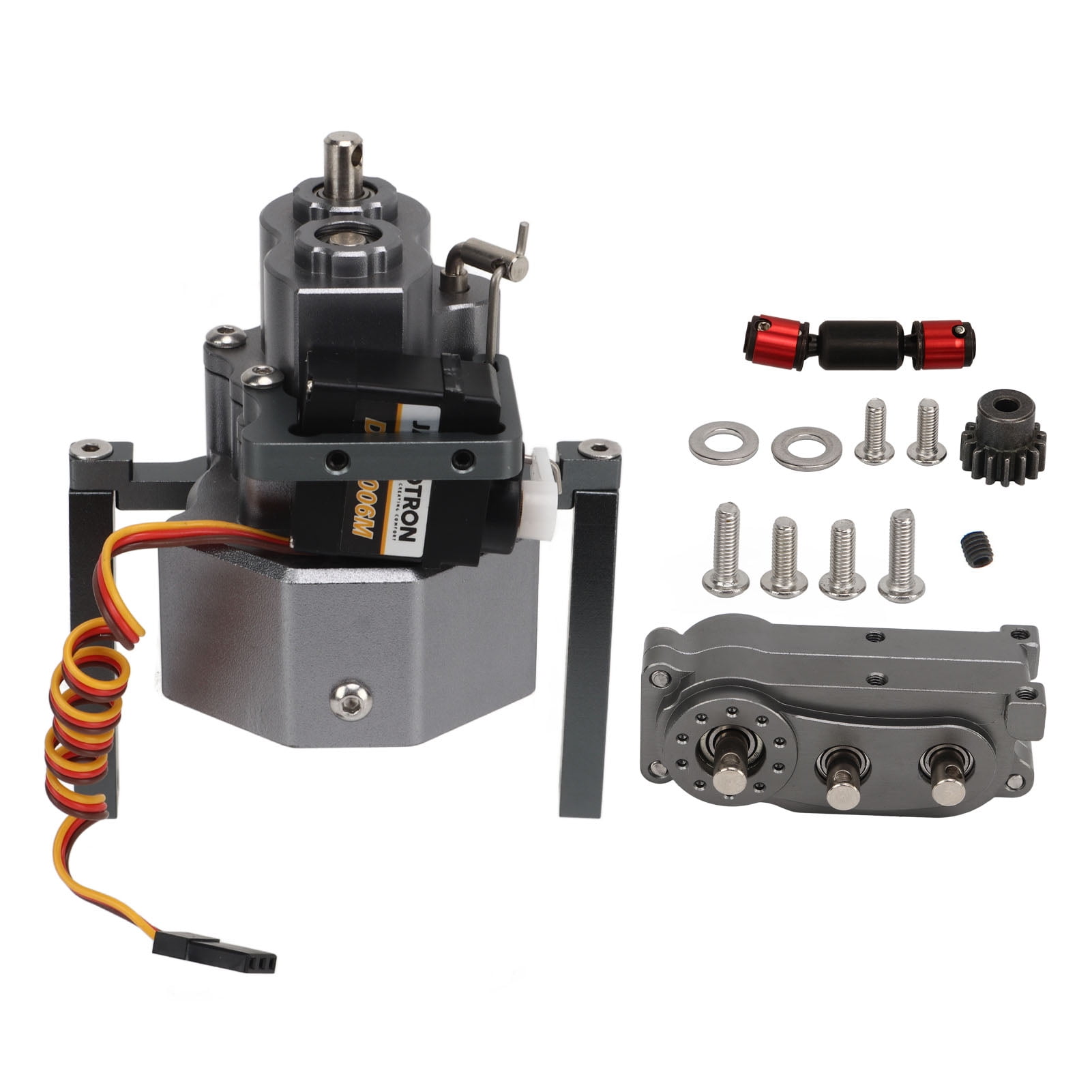 RC Gear Box Transfer Case Aluminum Alloy Anodize Accurate RC Gear Box ...