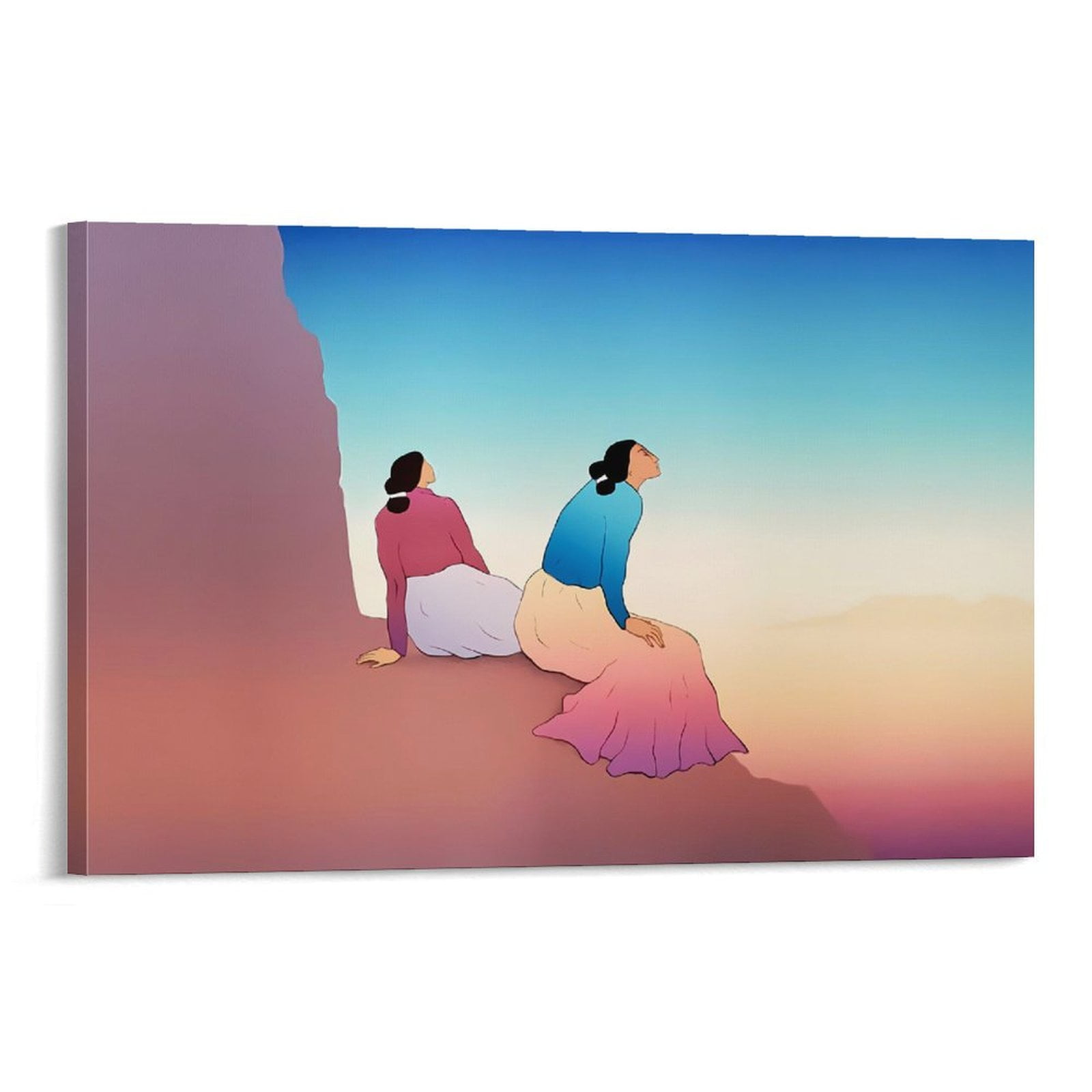 RC Gorman Poster Enchanted Mesa 1989 Canvas Art Poster and Wall Art ...