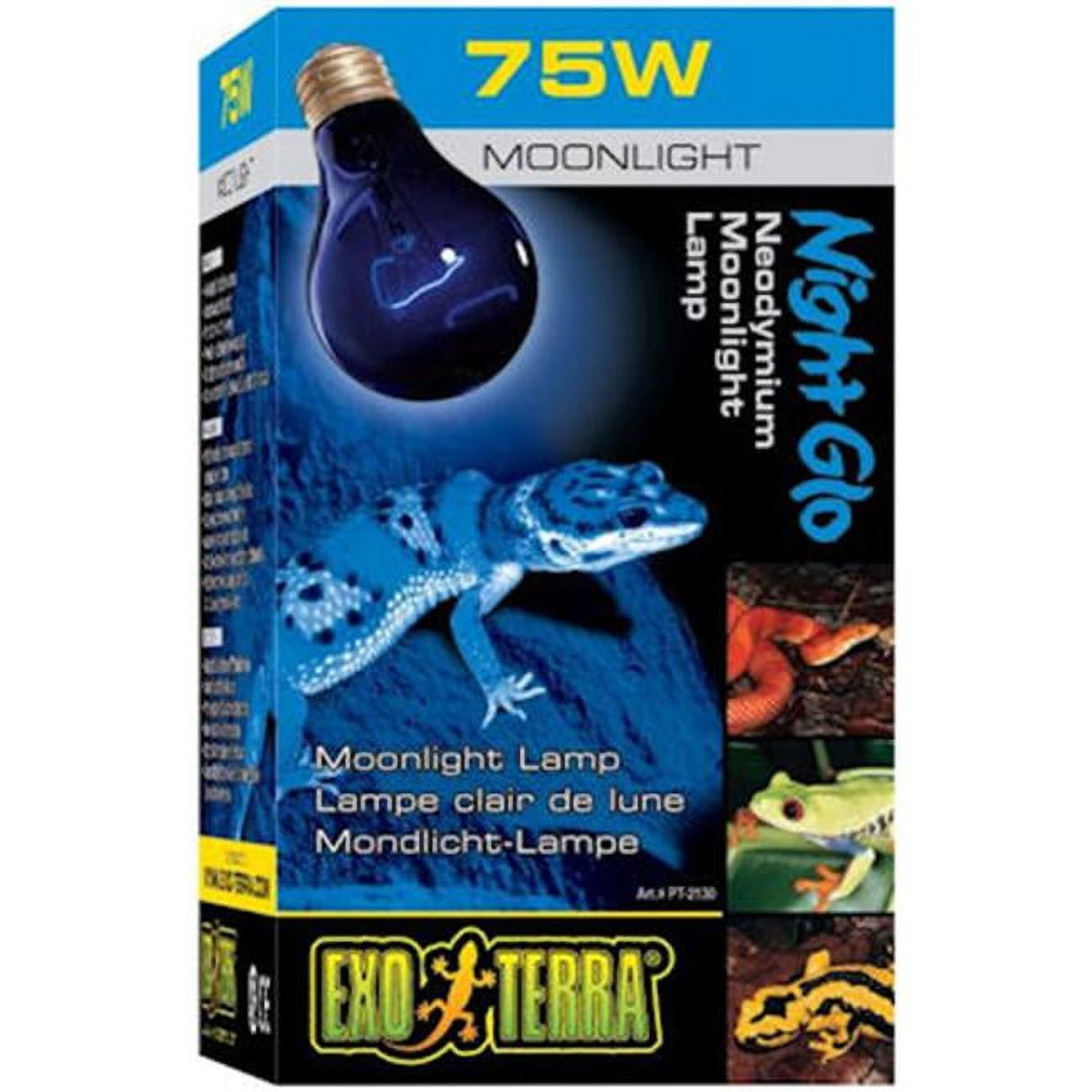 RC Hagen Exo Terra Night-Glo Moonlight A19 Lamp 75W - Walmart.com