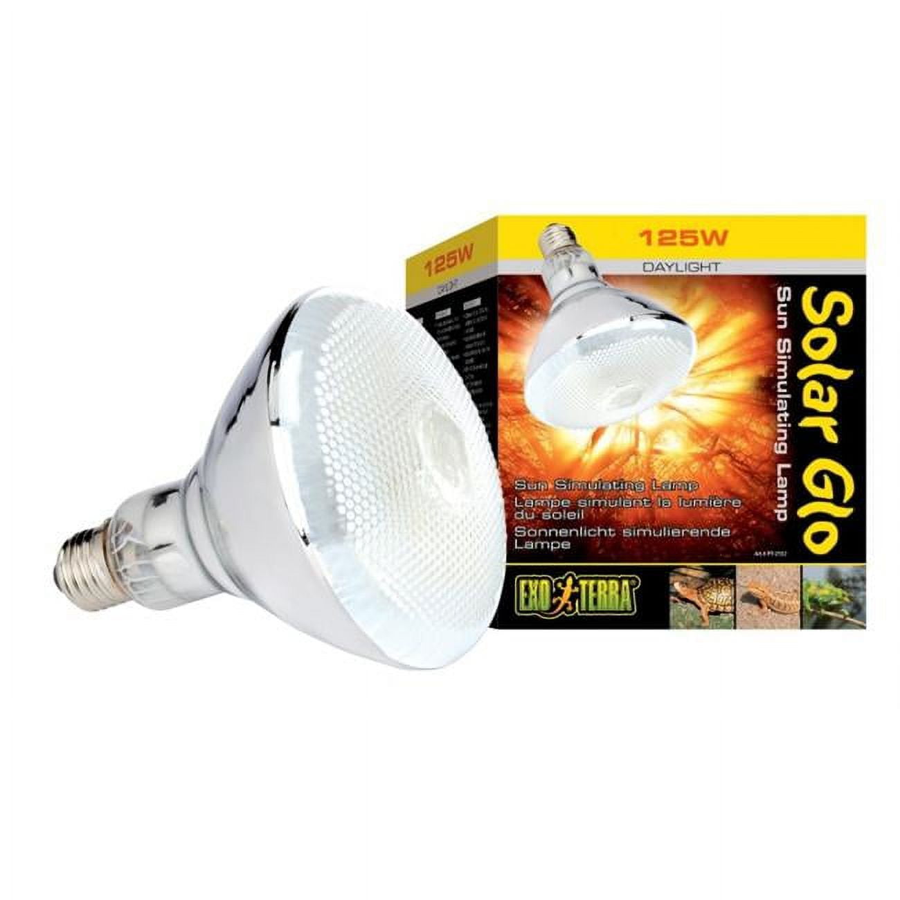 RC Hagen Exo Terra Solar-Glo Self Ballasted Mercury Vapor Lamp 125W - Walmart.com