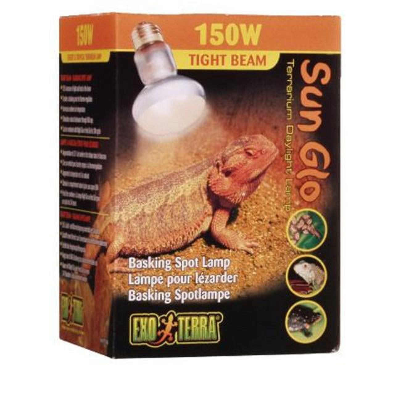 RC Hagen Exo Terra Sun-Glo Basking Infrared Spot Lamp 150W 120V ...