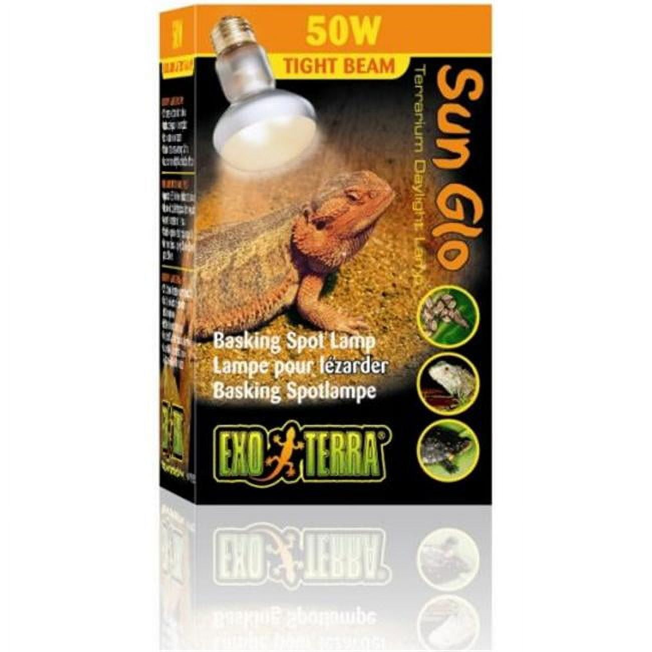 RC Hagen Exo Terra Sun-Glo Basking Infrared Spot Lamp 50W 120V ...