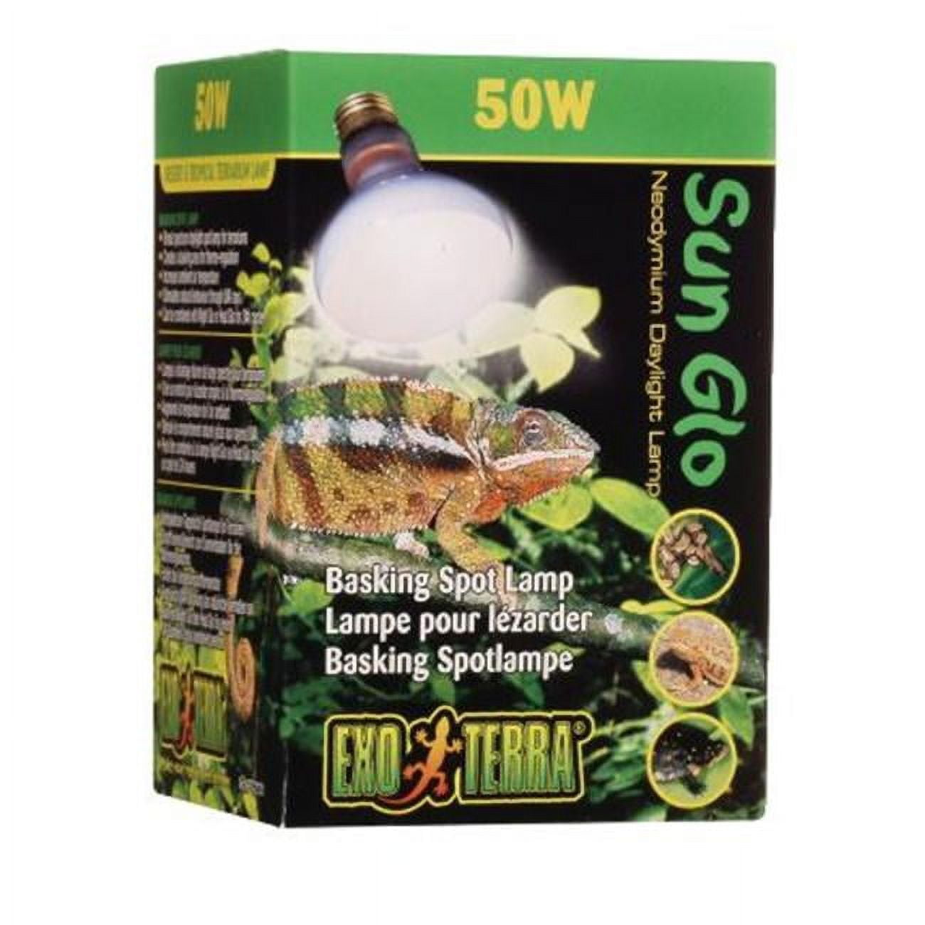 RC Hagen Exo Terra Sun-Glo Basking Spot Lamp 50W 120V - Walmart.com