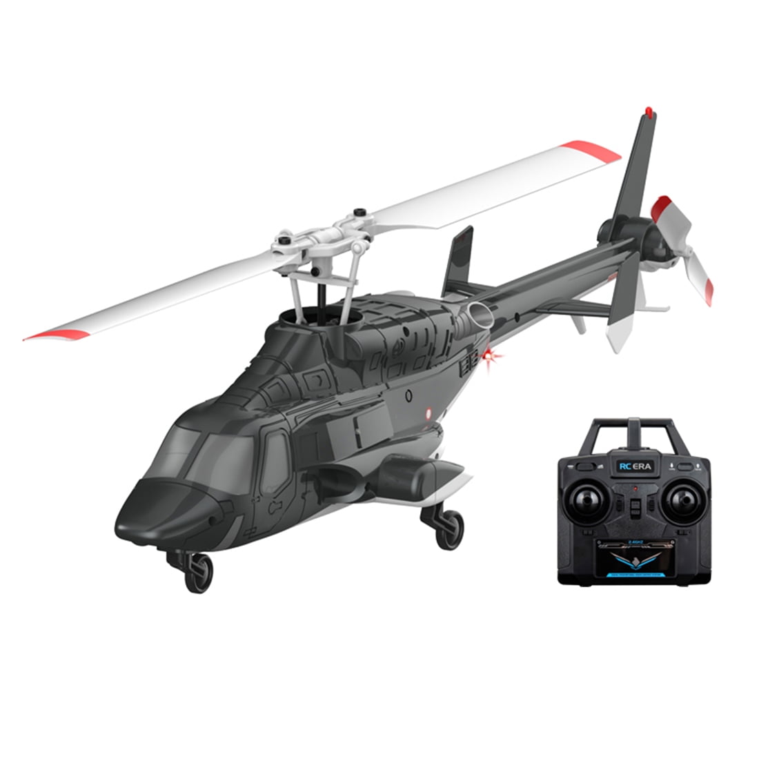 RC Helicopter, A61 1/52 Scale Air-wolf 2.4G 4CH Single Rotor 6G ...