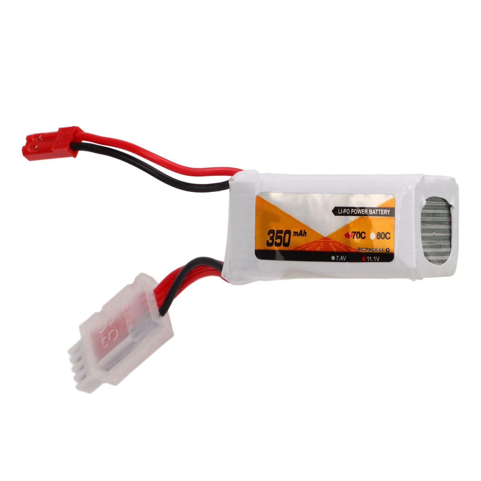RC Lipo Battery 11.1V 70C Discharge Rate 3S JST Plug Connector 350mAh ...
