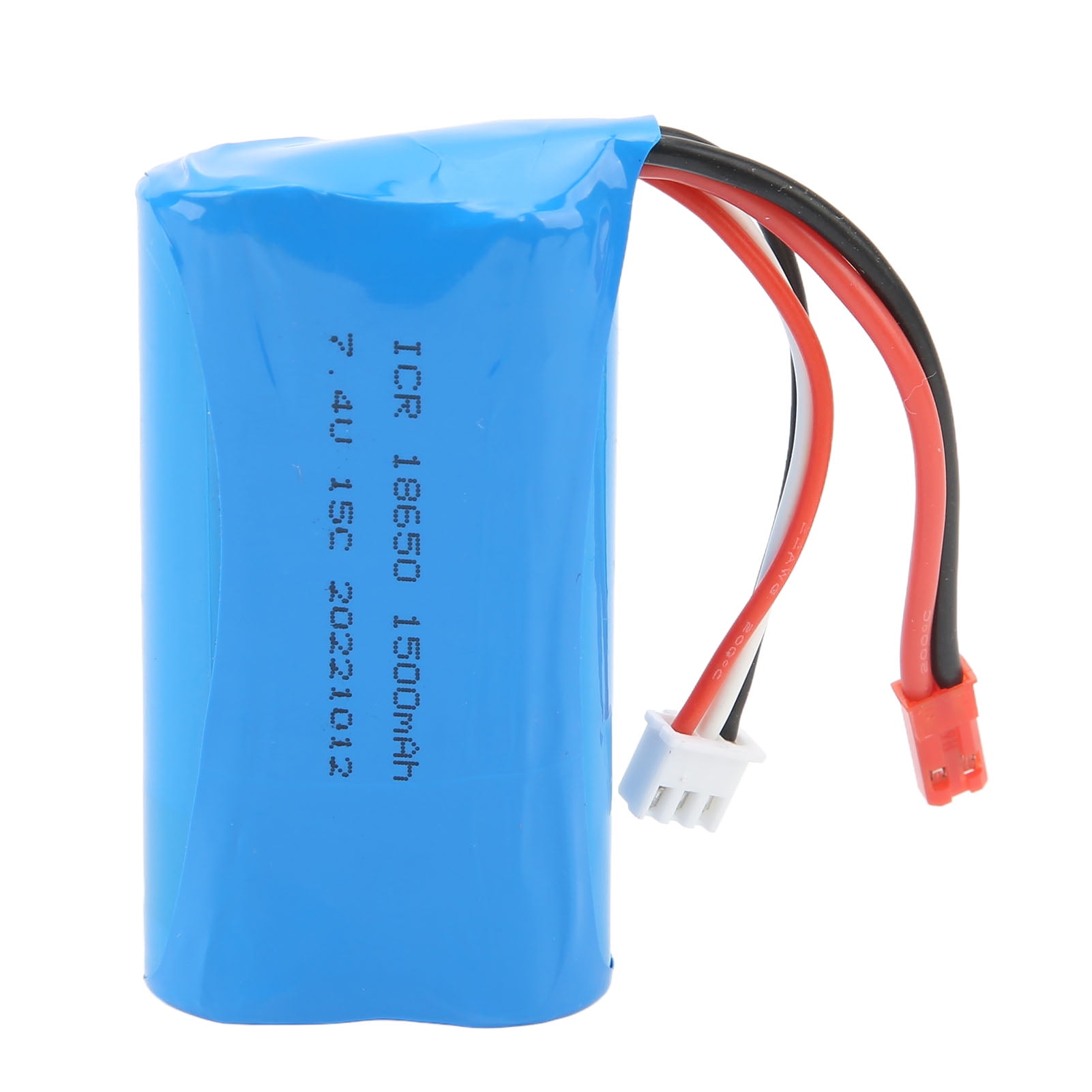 RC Lipo Battery 15C 7.4V Safe Stable Female JST Plug High Conversion ...