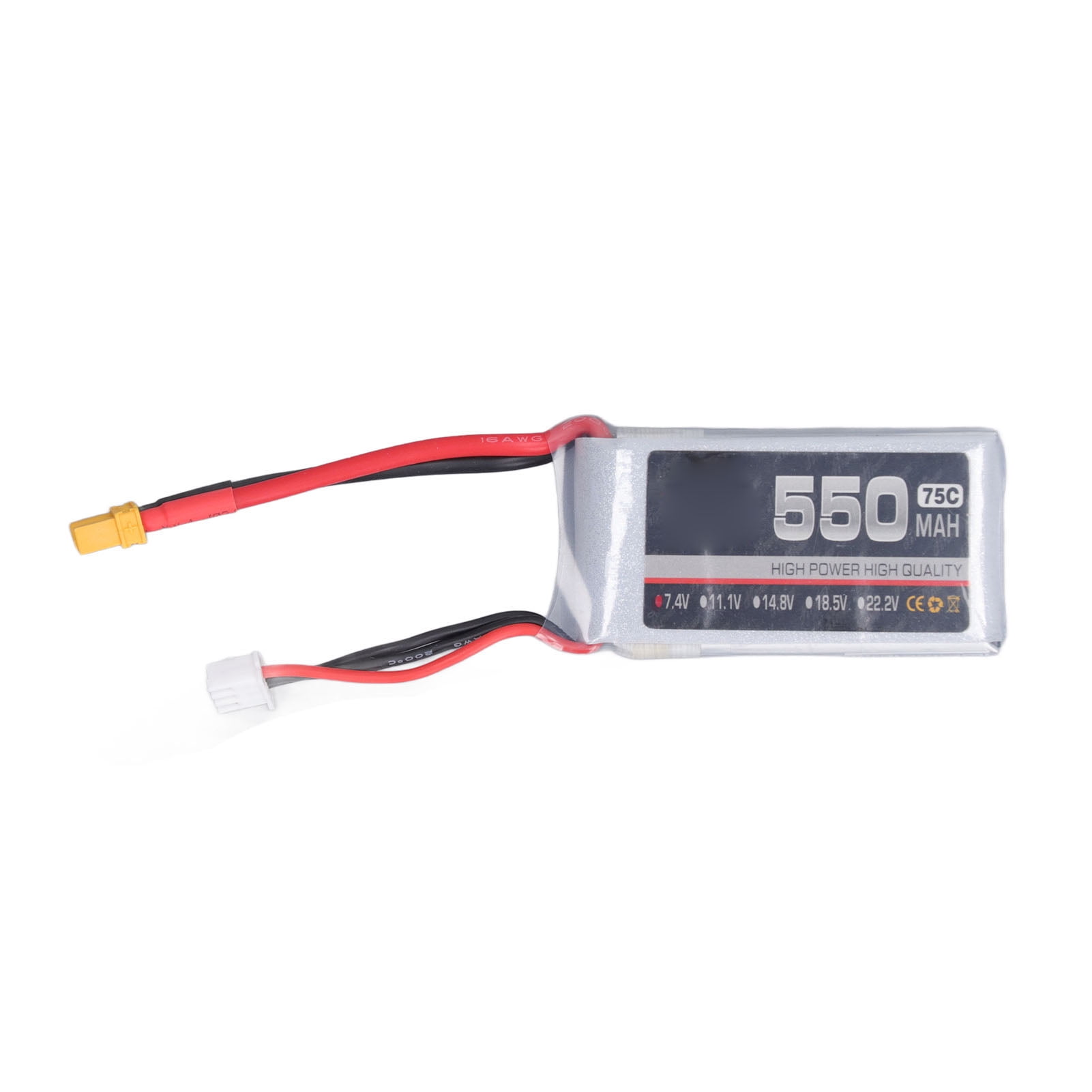 RC Lipo Battery 75C Lithium Polymer Stable 550mah XT30 Plug Lipo ...