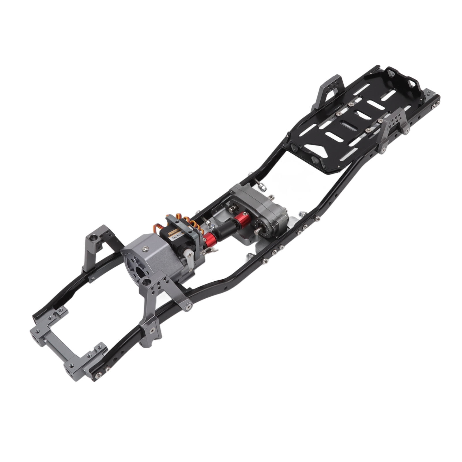 RC Metal Chassis 313mm Wheelbase 2 Speed Mode 3 Channel Transmitter Aluminum Alloy RC Frame for ...