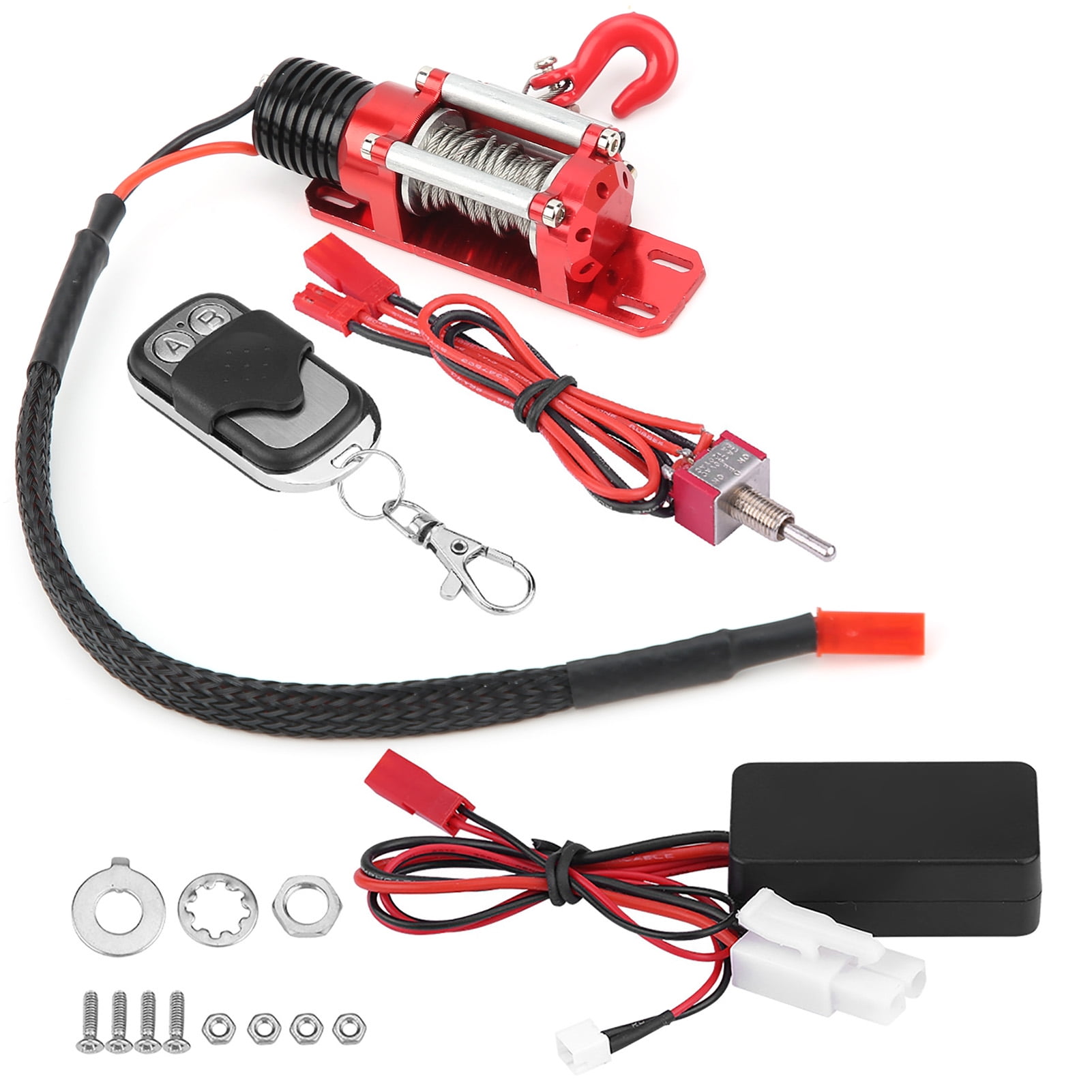 RC Metal Winch, RC Car Winch, 1/10 Scale For RC Crawler Car - Walmart.com