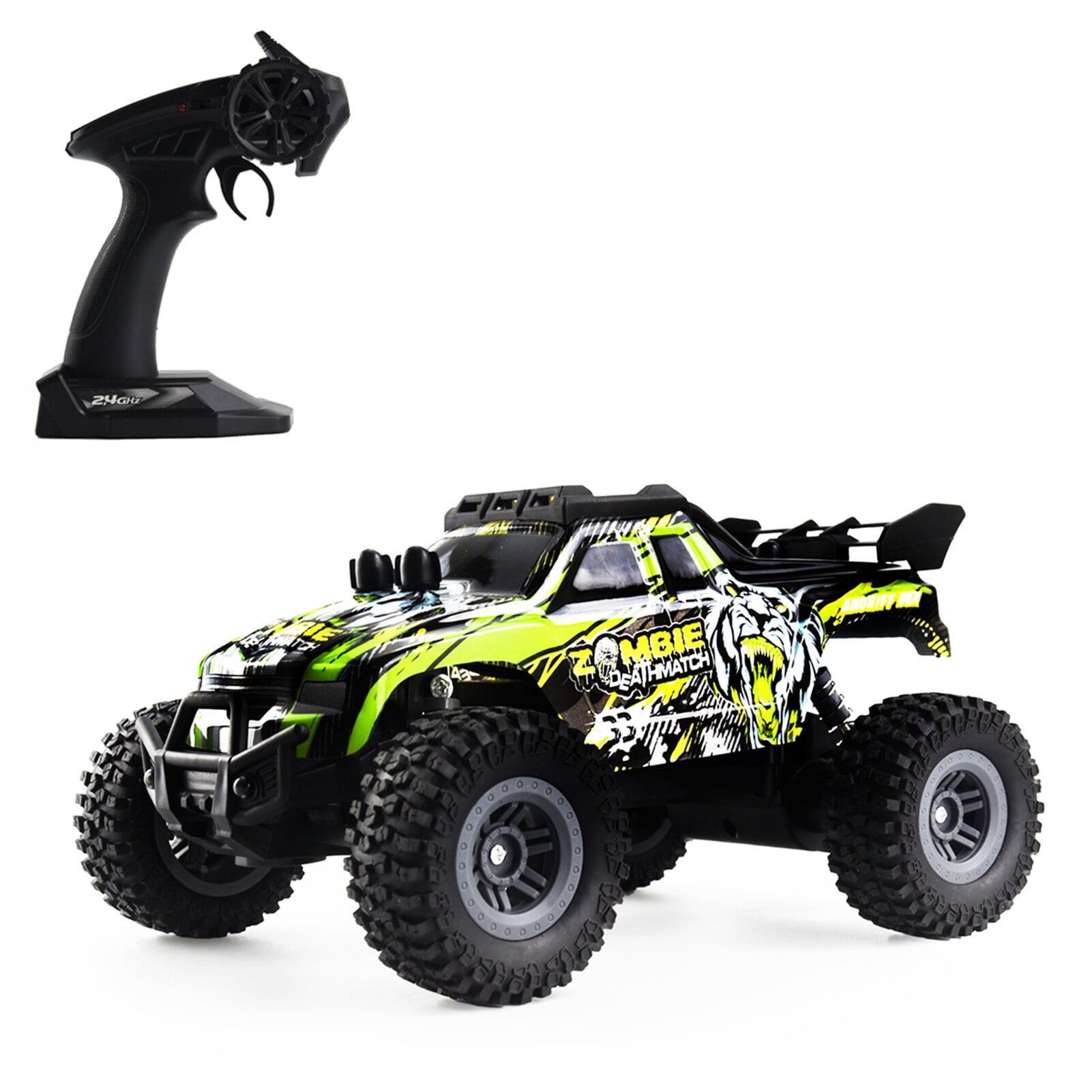 RC Off-Road Truck RC Car Remote Control Car 1/18 2.4GHz 2WD Climbing ...