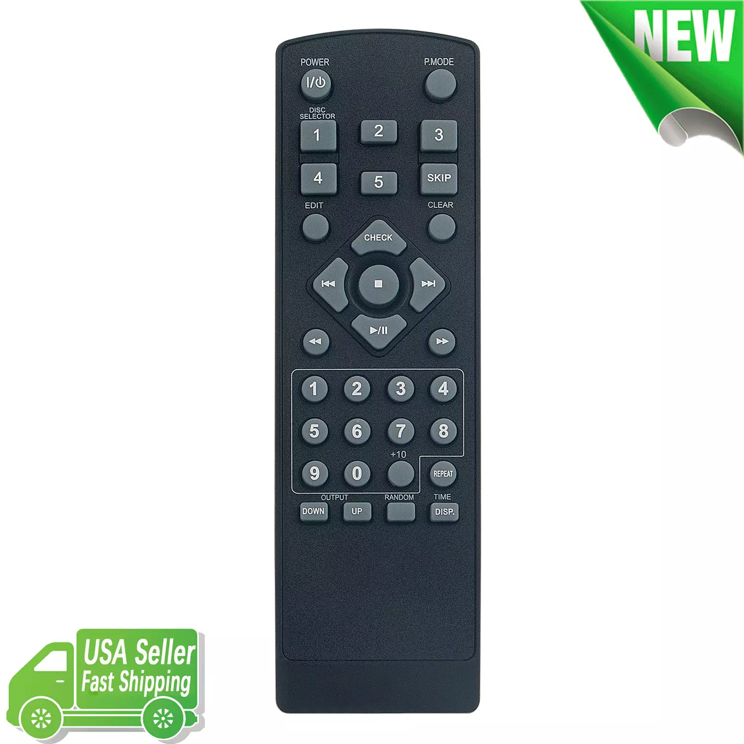 RC-P0711 Replaced Remote Control for Kenwood DISC CD Player CD-406 CD-403 CD-404 - Walmart.com