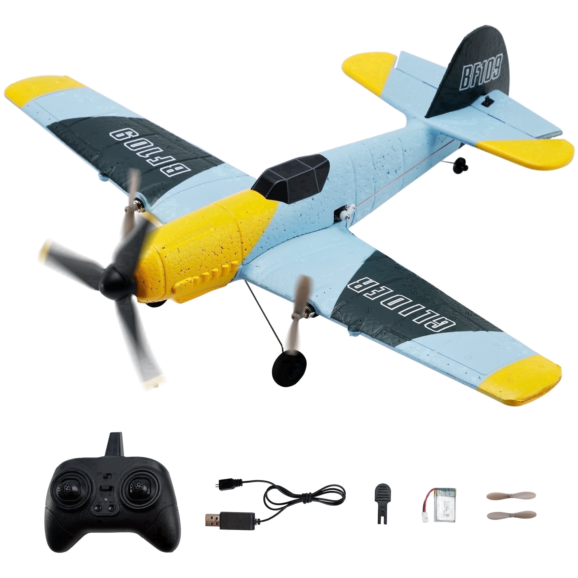 RC Plane 3 Channel Remote Control Airplane, 2 Batteries - Walmart.com