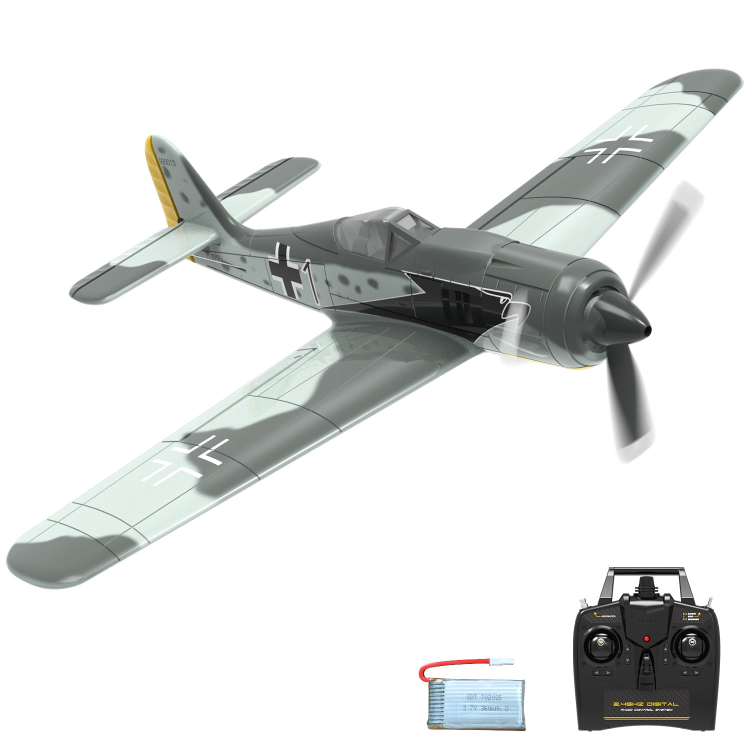 RC Plane 400mm Zero/P51 Mustang /BF109/Spitfire RTF Airplane with ...