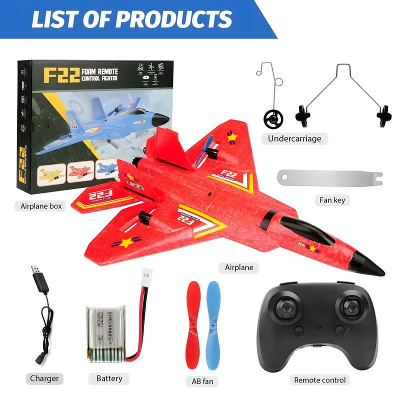 RC Plane Remote Control Glider Airplanes 2.4 GHZ 2 Channels, Easy to ...