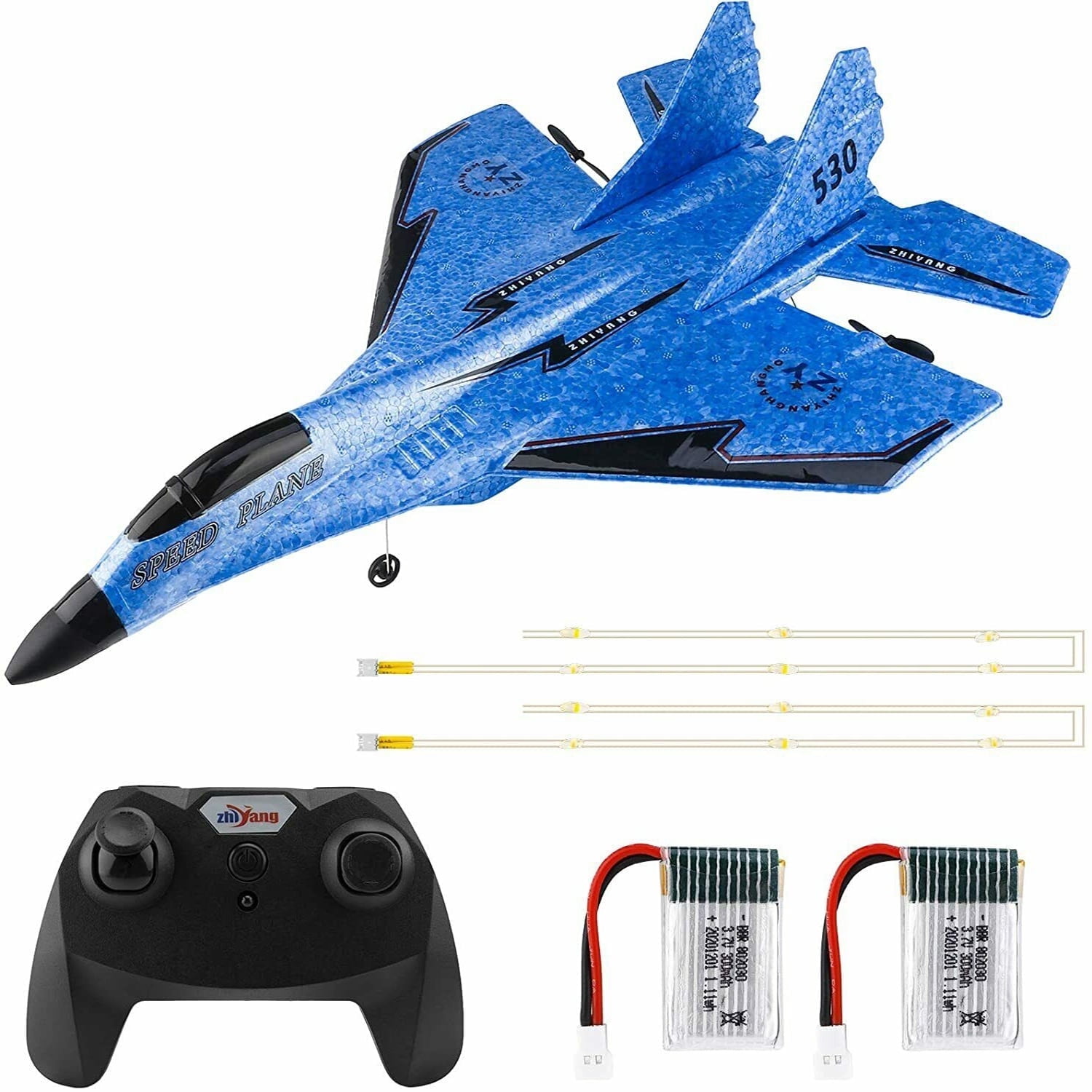 RC Plane Toy Remote Control Airplane 2.4GHz 3.5 Channel 6-Axis Gyro RTF ...