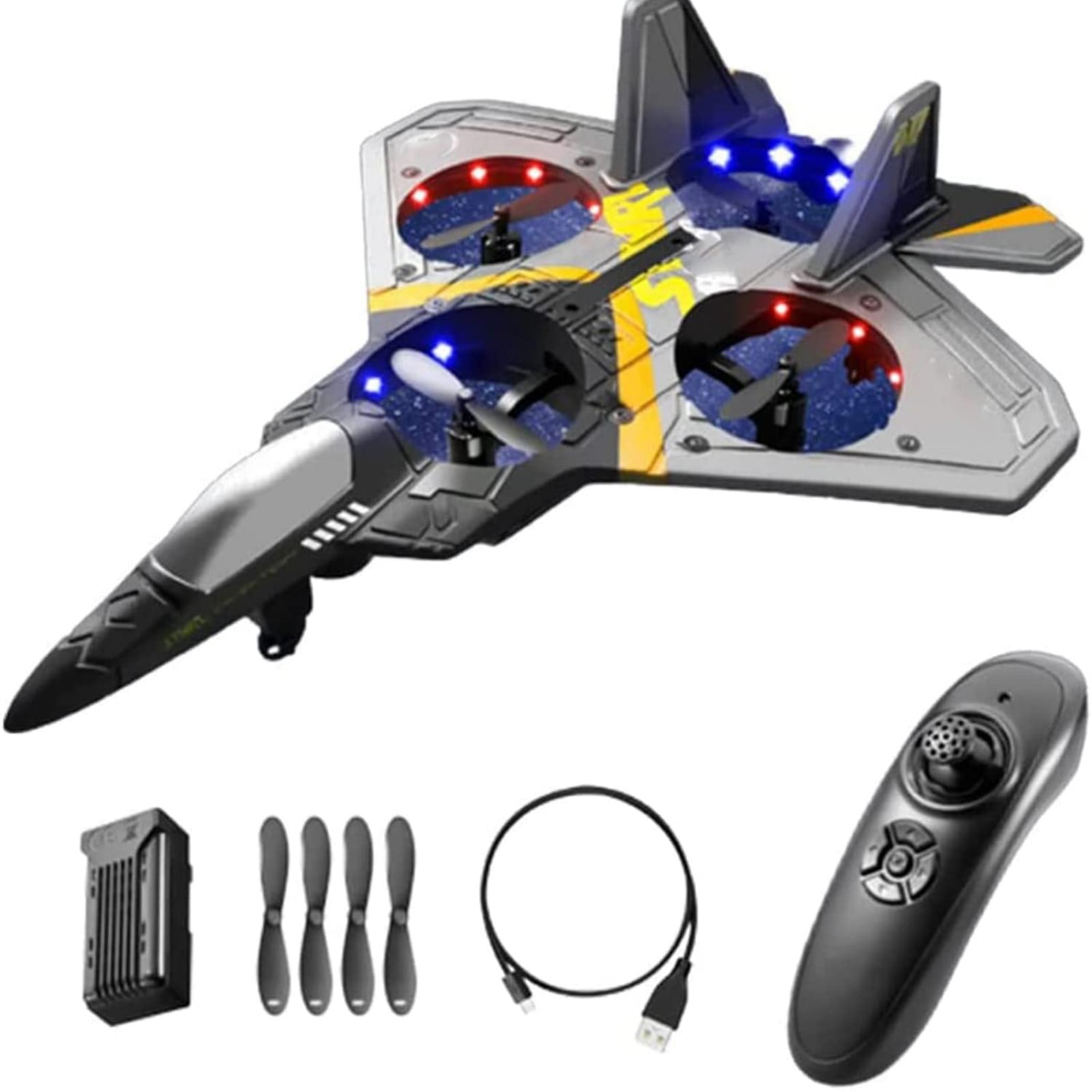 RC Planes for Kids Adults, Foam Remote Control Airplane Jet Helicopter ...