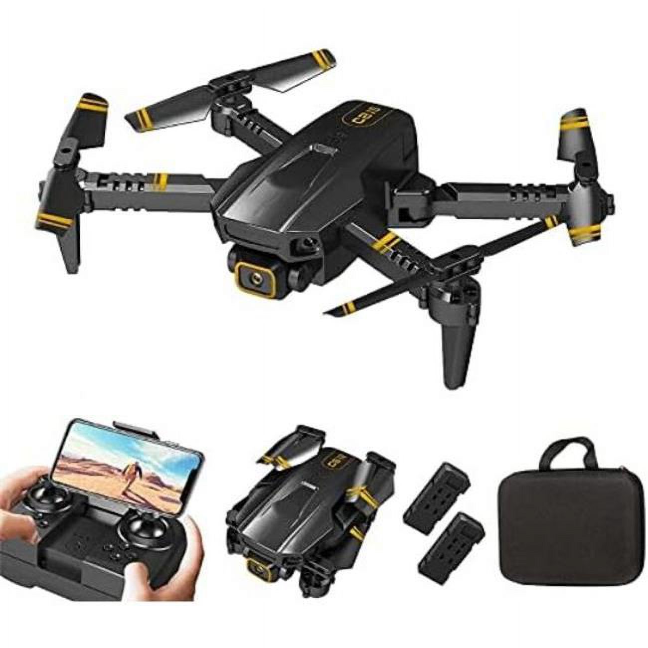 RC Quadcopter UAV for Adults Foldable Drone with APP Control - Walmart.com