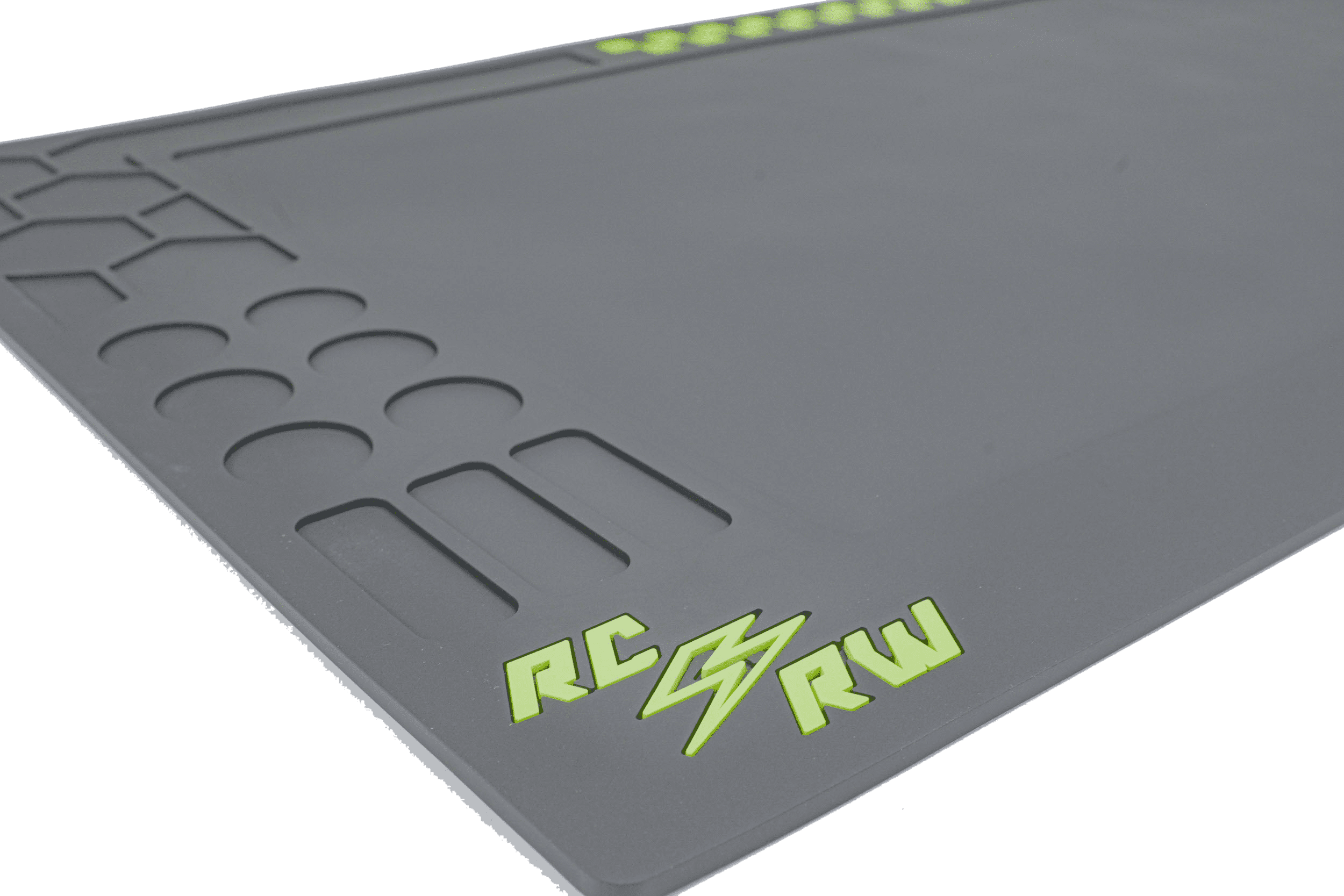 RC Raceworx Workbench Mat 18"x36" - Worx Edition in Black & Green ...