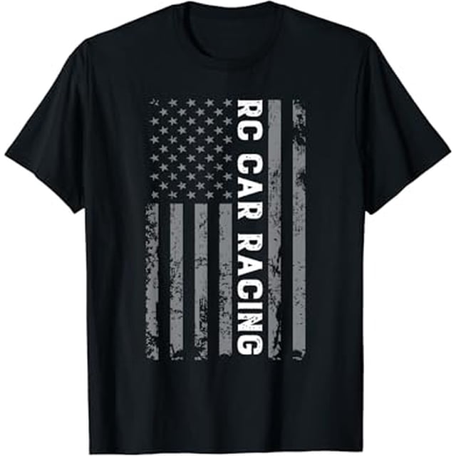 RC Racing American Flag Remote Radio Controlled RC Car T-Shirt ...