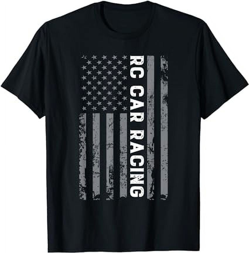 RC Racing American Flag Remote Radio Controlled RC Car T-Shirt ...