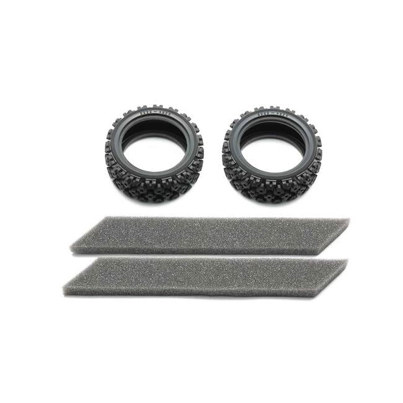 RC Rally Block Tires Soft Compound with Foam Inserts - 2 Piece ...