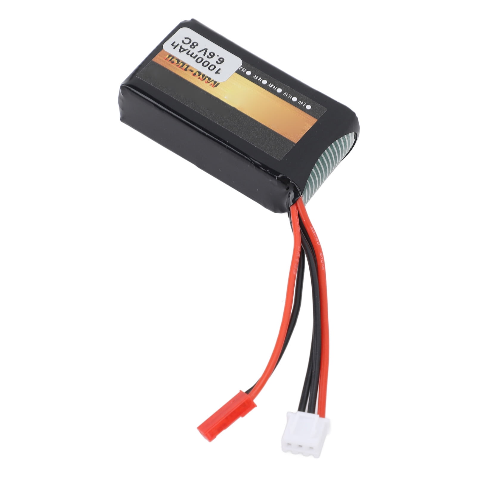 RC Receiver Lithium Battery 1000mAh 8C 6.6VAircraft Remote Control ...