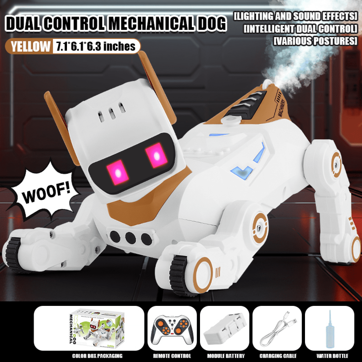 RC Robot Dog Toy for Kids, Interactive Remote Control Robotic Dog with ...