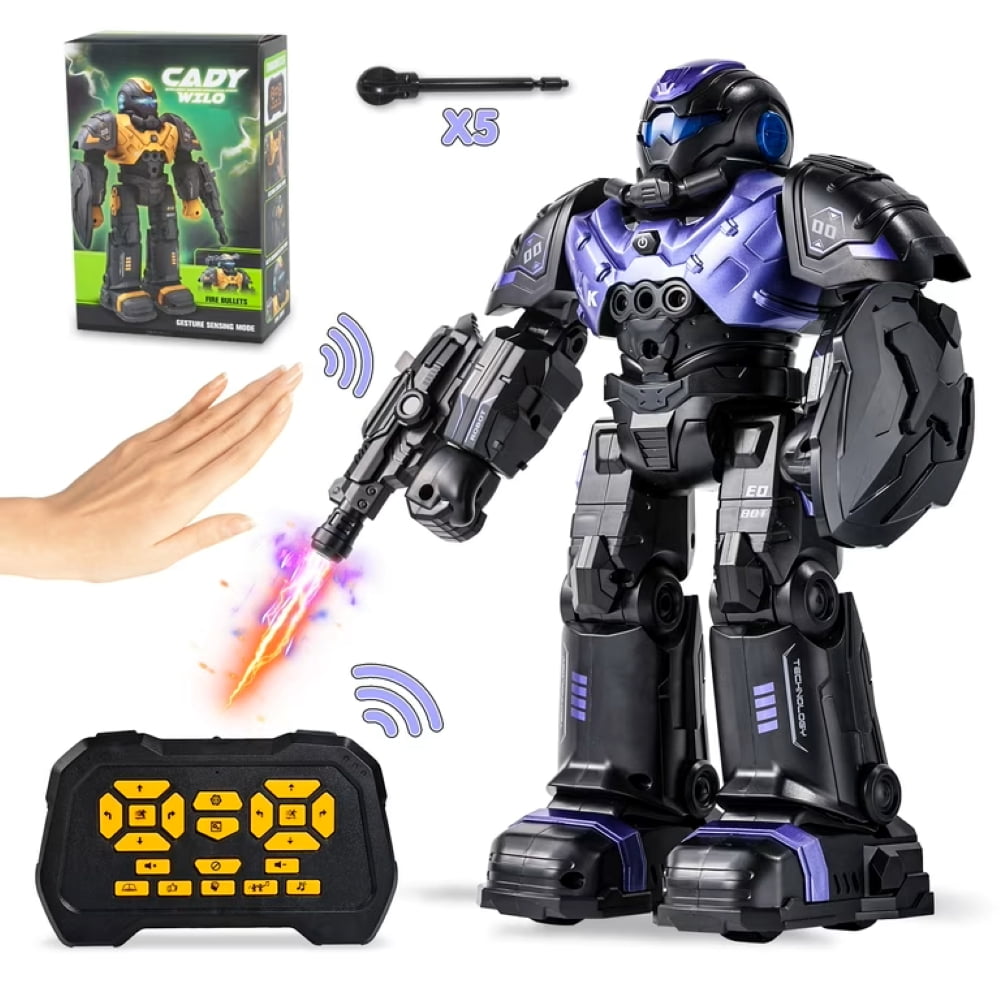 Gesture Sensing RC Robot Toy, Rechargeable, Programmable, Educational Learning, Ages 7-14, Gifts ...