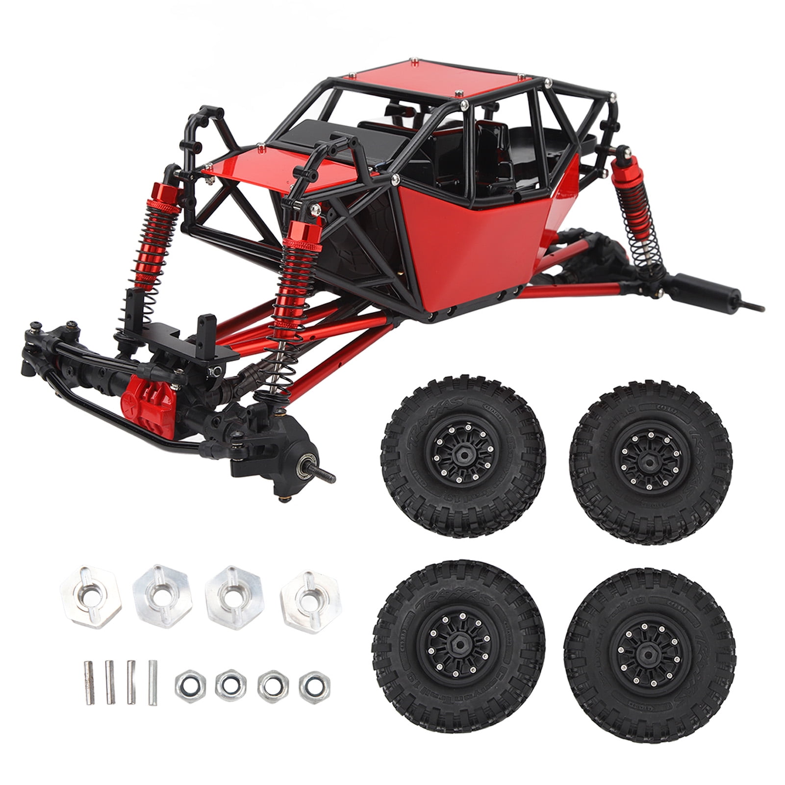 RC Rock Climber Chassis 310mm Wheelbase with Wheel for SCX10 90046 1/10 ...