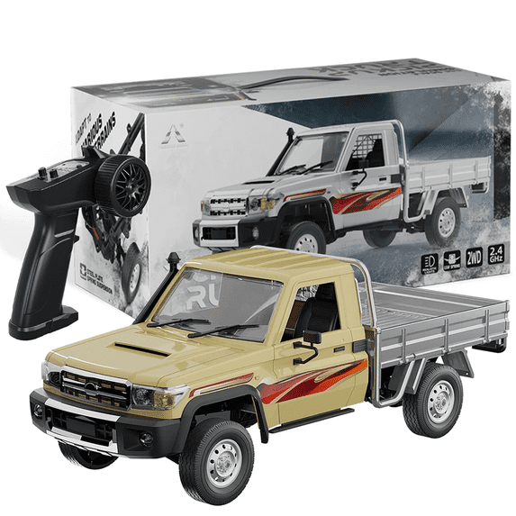 RC Rock Crawler Model, 2.4GHz All-Terrain 15KM/H Remote Control Pickup ...