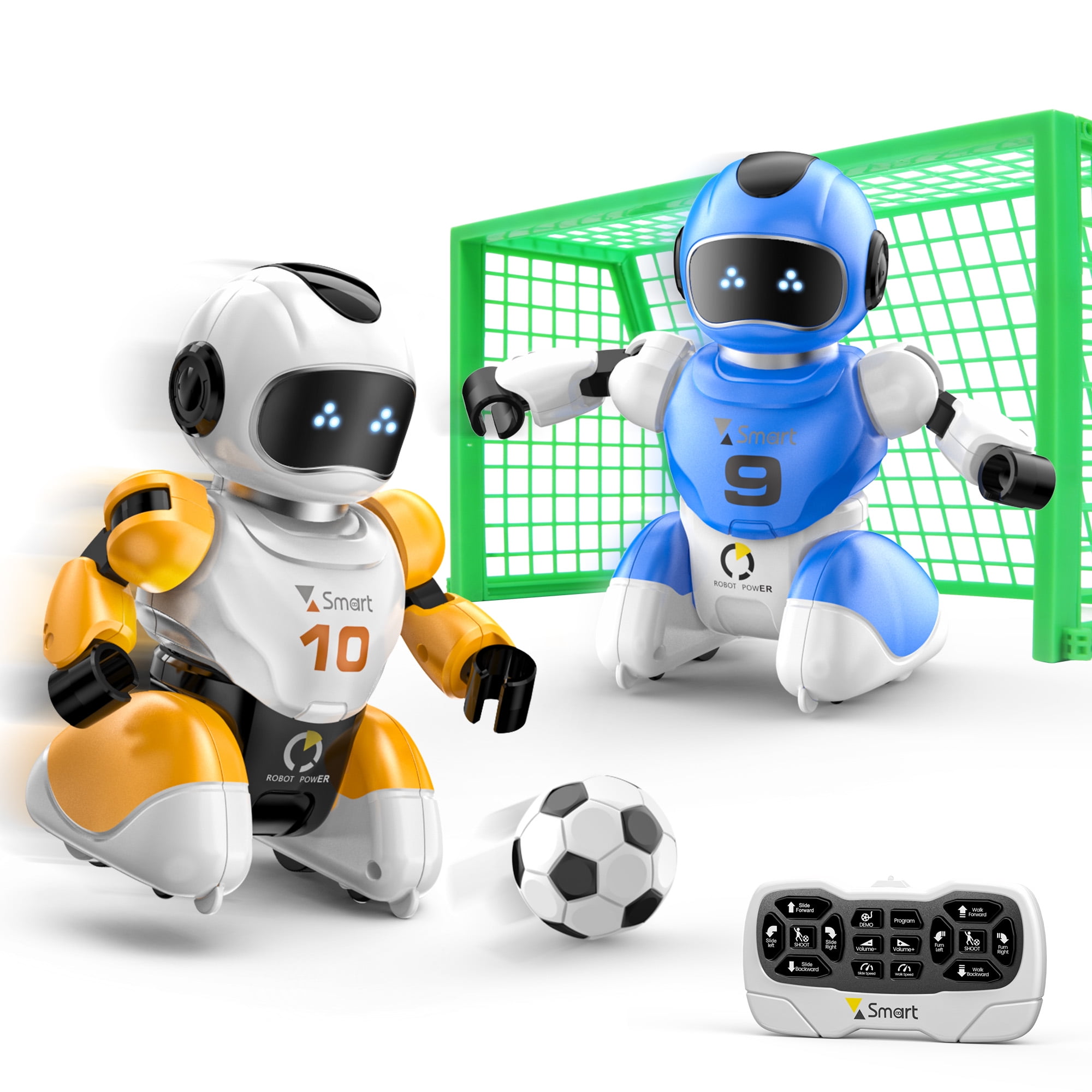 RC Soccer Robots, 2 Players Remote Control Soccer Game for Kids, Football Robot Toys for Boys ...