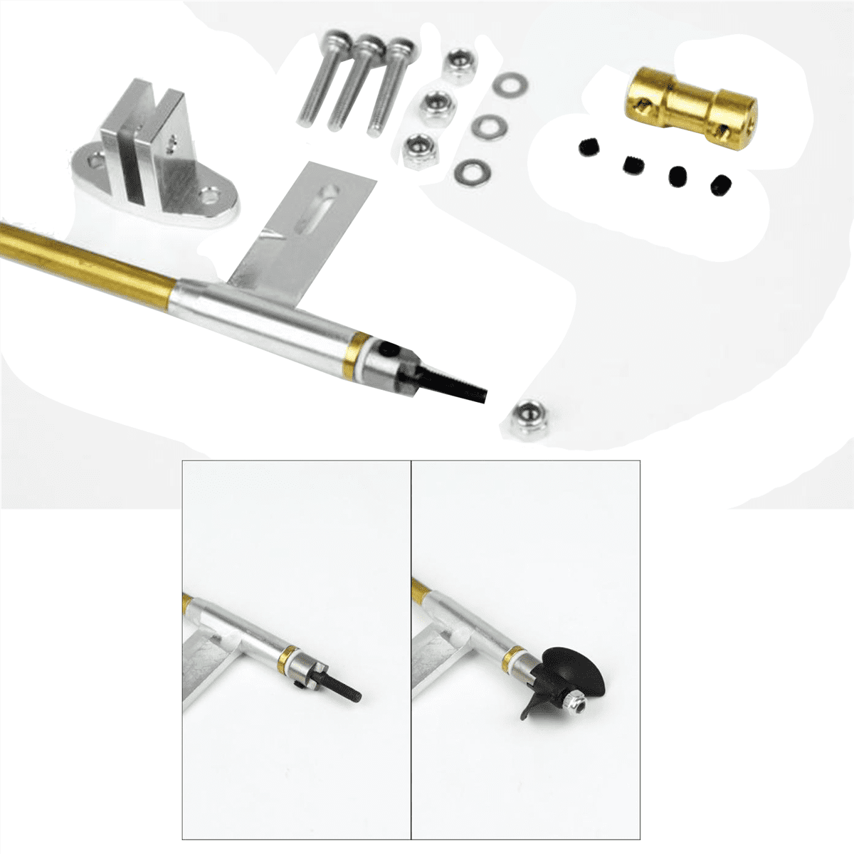 RC Speed Boat Wooden Sponson Outrigger Shrimp Speed Boat Model Kits ...