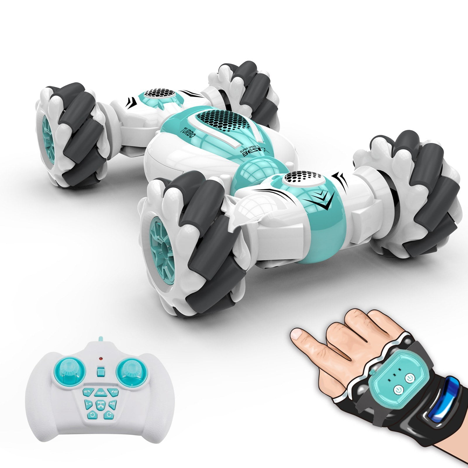 RC Stunt Car 2.4GHz 4WD Remote Control Gesture Sensor Electric Toy - Walmart.com