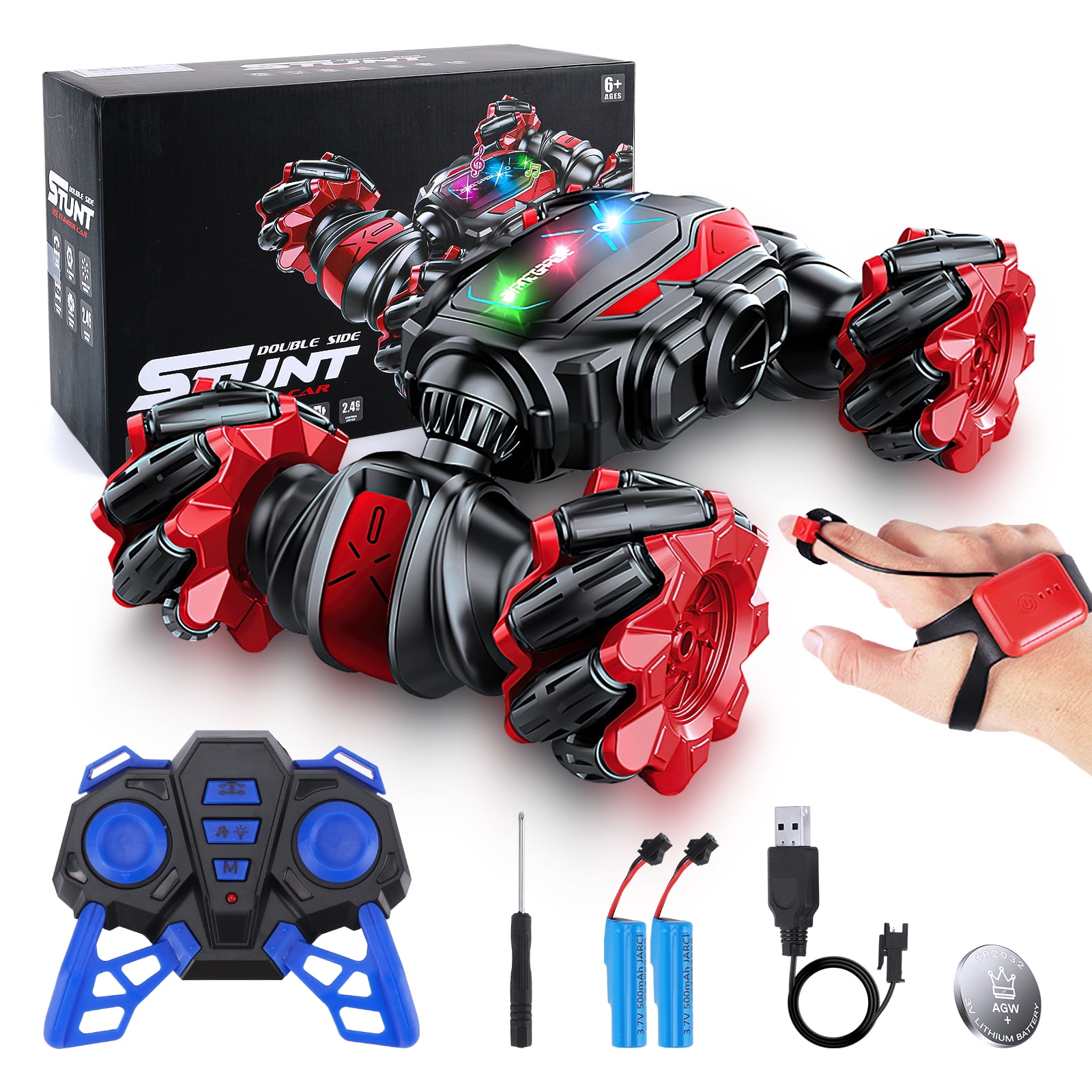 DIWANGUS Gesture Induction RC Stunt Car, 4WD Off-Road Remote Control ...