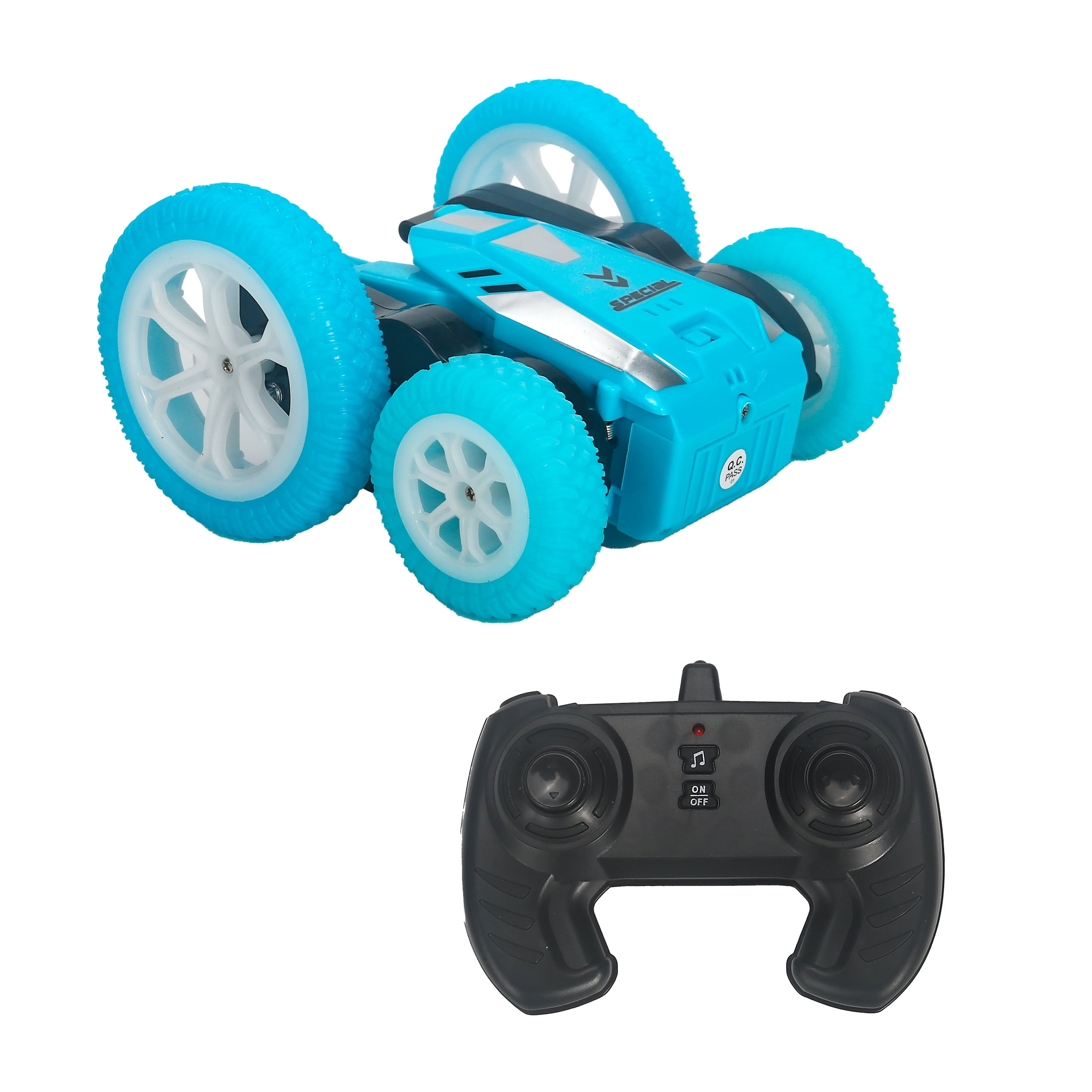 RC Stunt Car Double Side 360°Flip Toys Car 2.4GHz Race Vehicle w/ Light ...