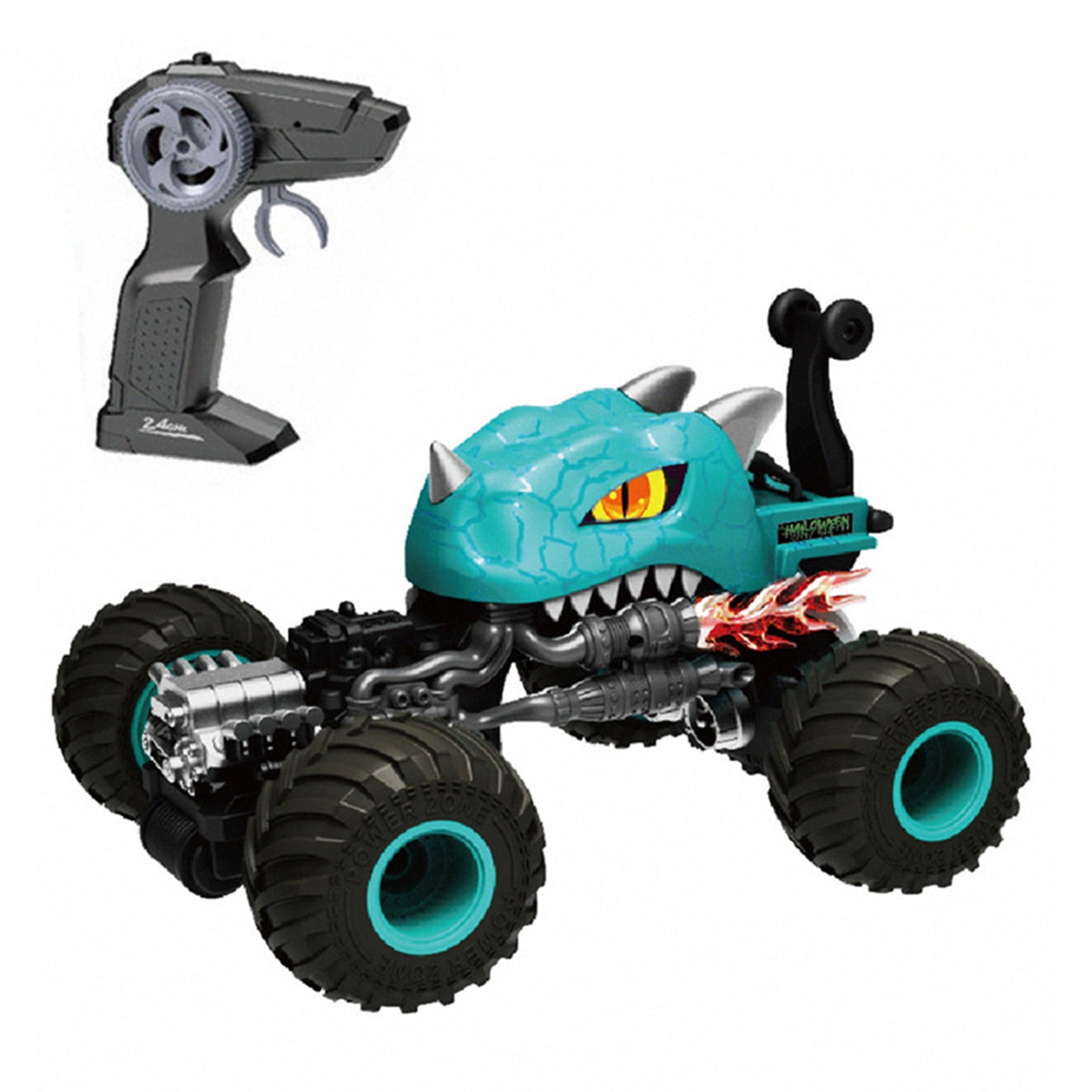 RC Stunt Car for Kids 2.4GHz Remote Control Car 1/14 RC Dinosaur Car ...