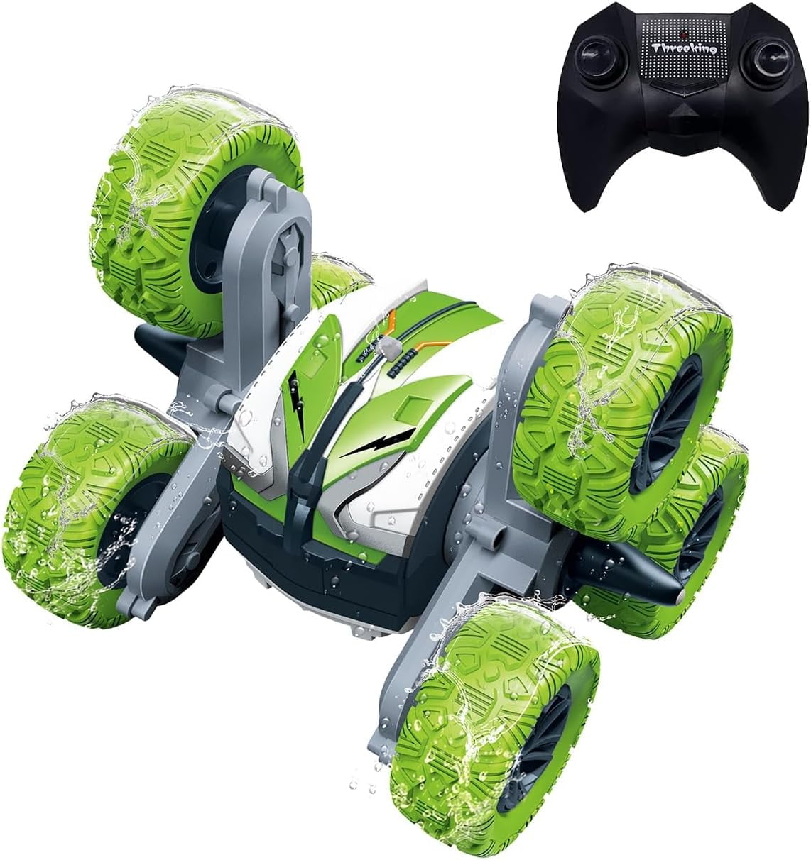 RC Stunt Cars Remote Control Car Double-Sided Driving 360-degree Flips Rotating Car Toy ...