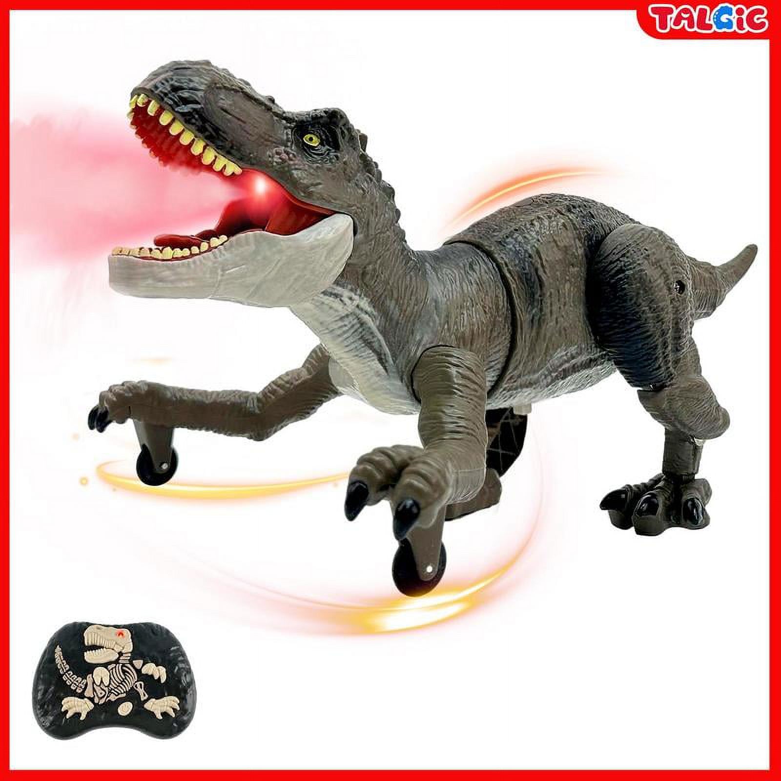 RC T-rex Animal Toy, Spinosaurus and T-rex, swift movement & water ...