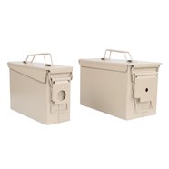 RC Redneck Convent 4pk Tan Steel Ammo Case - Waterproof Storage Box for ...