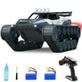 RC Tank, 1/12 High Speed RC Tank, 2.4Ghz Off-Road, 4WD Plastic Alloy ...